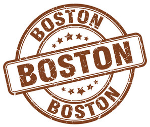 Boston stamp Royalty Free Vector Image - VectorStock