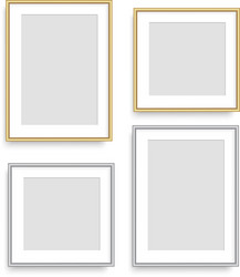 Gold shiny frame Royalty Free Vector Image - VectorStock