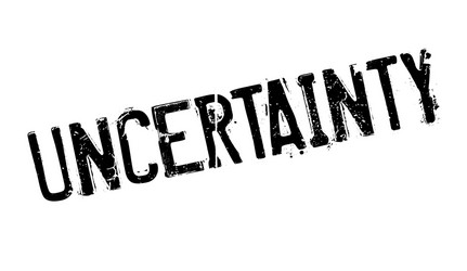 Uncertainty rubber stamp Royalty Free Vector Image