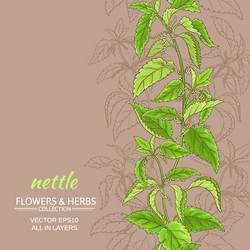 Nettle frame Royalty Free Vector Image - VectorStock