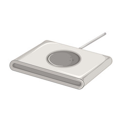 Cellphone wireless charger cartoon Royalty Free Vector Image