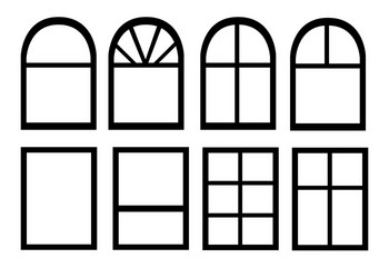 Single Hung Window Vector Images (80)