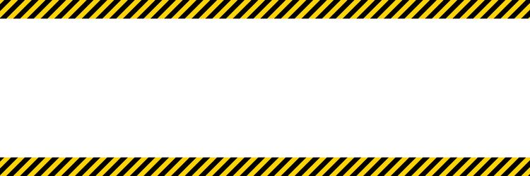 Black and yellow diagonal line striped blank Vector Image