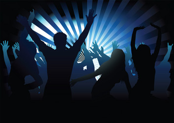Dance party Royalty Free Vector Image - VectorStock