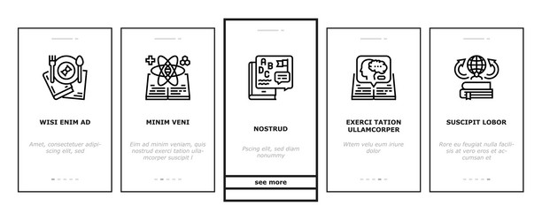 History learn educational lesson icons set Vector Image