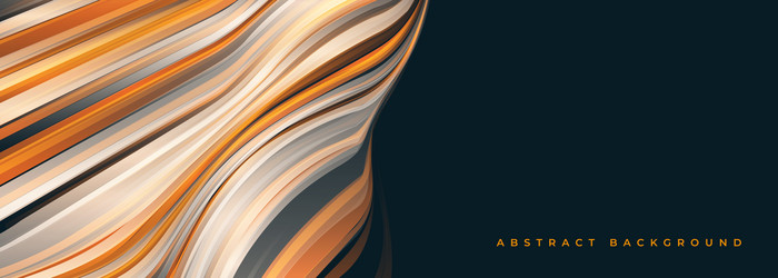 3d modern abstract background with wavy Royalty Free Vector