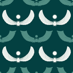 Ancient egyptian symbol winged sun Royalty Free Vector Image