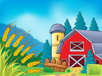 Autumn farm theme 9 Royalty Free Vector Image - VectorStock