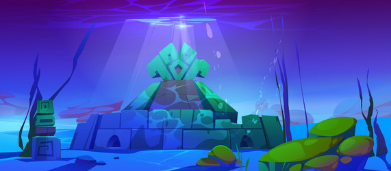 Underwater Ruins Vector Images (over 160)