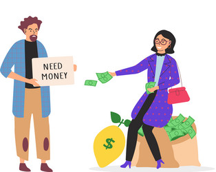 Rich and Poor People Cartoon Vector Images (over 430)