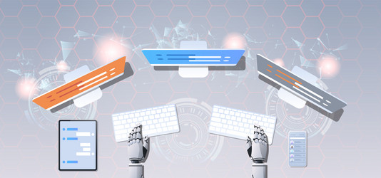 Robot Using Computer Vector Images (over 670)