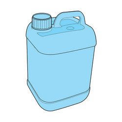 Set of plastic container Royalty Free Vector Image