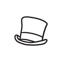 Top Hat Outline Vector Images (over 4,300)