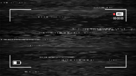 Camera glitch effect noise camera vhs texture Vector Image