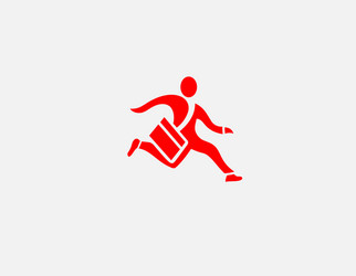 Running Man Red Abstract Silhouette Vector Images (over 370)