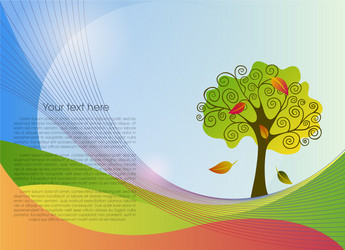 Abstract background with wind generators Vector Image