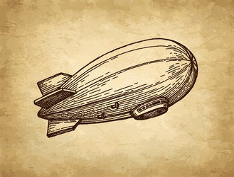 Airship Zeppelin Vector Images (over 1,800)