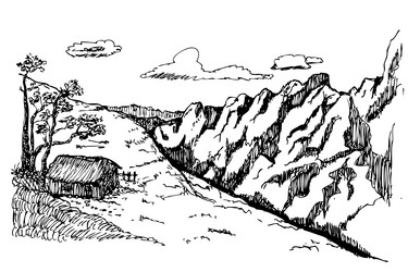 Small Hill Outline Vector Images (96)