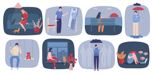 Loneliness Vector Images (over 10,000)