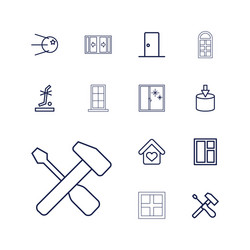 Inside icons Royalty Free Vector Image - VectorStock