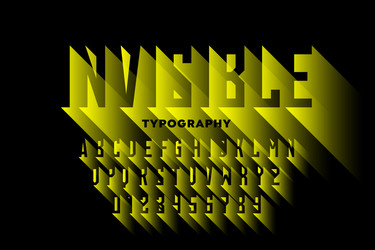 Invisible style font design alphabet letters Vector Image