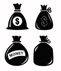 Income black icon concept Royalty Free Vector Image