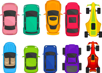 Car From Top View Vector Images (over 190)