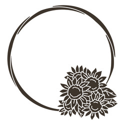 Sunflower Circle Border Vector Images (over 190)