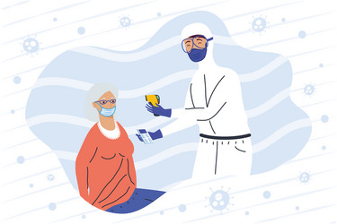 Doctor and Pacient Vector Images (56)