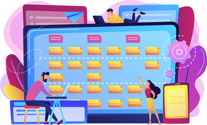 Software requirement description concept Vector Image