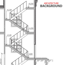 Blueprint Stairs Stair Vector Images (over 100)