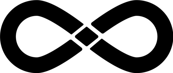 Infinity sign icon Royalty Free Vector Image - VectorStock