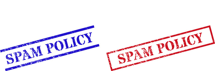 Anti-spam policy textured rubber stamp watermarks Vector Image Anti-spam policy textured rubber stamp watermarks Vector Image