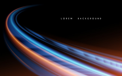 Fast speed light motion race effect background Vector Image