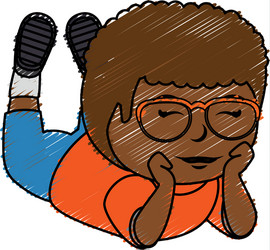 Afro Nerd Vector Images (49)