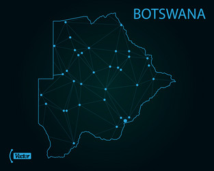 Map Botswana Technology Vector Images (67)