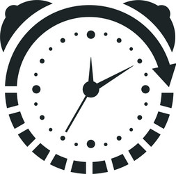 Clock logo design Royalty Free Vector Image - VectorStock