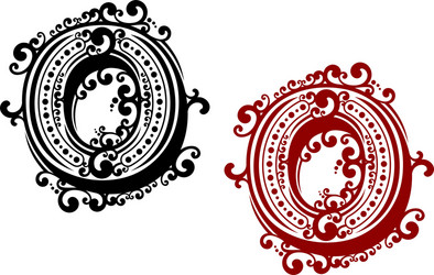 Calligraphy Letter O Font Vector Images (over 8,600)