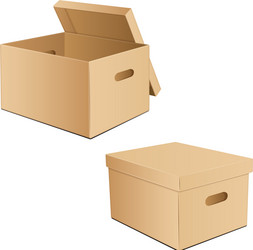 Cartoon Paperboard Box Vector Images (over 100)