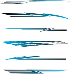 Car motorcycle racing vehicle graphics vinyls Vector Image