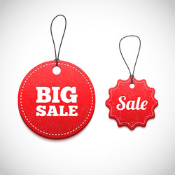 Price tags template with shadow Royalty Free Vector Image