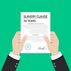 Anti slavery campaign freedom day poster Vector Image