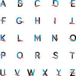 Alphabet nautical from r to z Royalty Free Vector Image