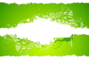 Abstract spring background frame Royalty Free Vector Image