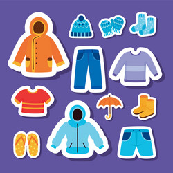 4 Seasons Clothes Clipart
