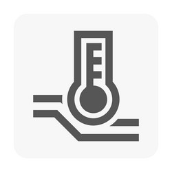 Heated car seat icon warmer symbol stock Vector Image