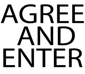 Agree and enter stamp on white Royalty Free Vector Image