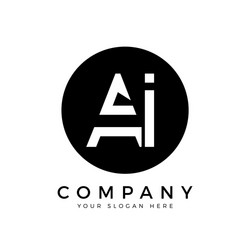 Ai logo design business typography template Vector Image