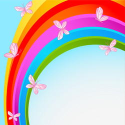 Rainbow Butterfly Vector Images (over 4,100)