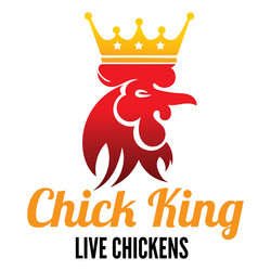 Green chicken crown Royalty Free Vector Image - VectorStock